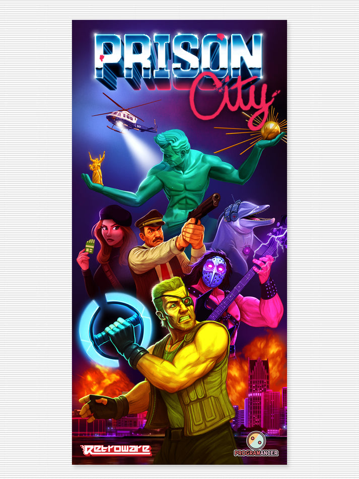 *FREE Prison City Double-Sided Poster – Retroware