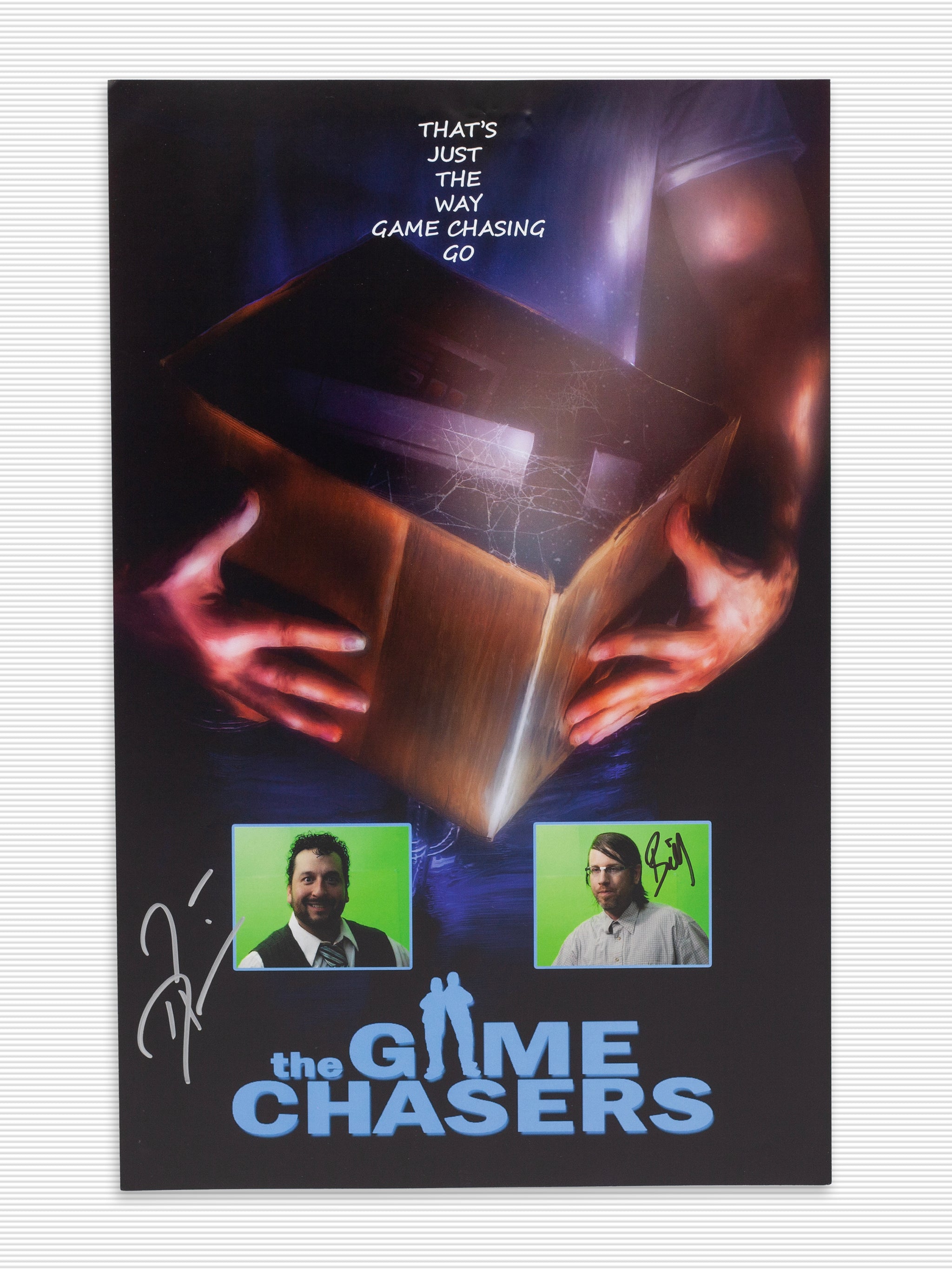 Game Chasers Signed Poster (11x17) – Retroware